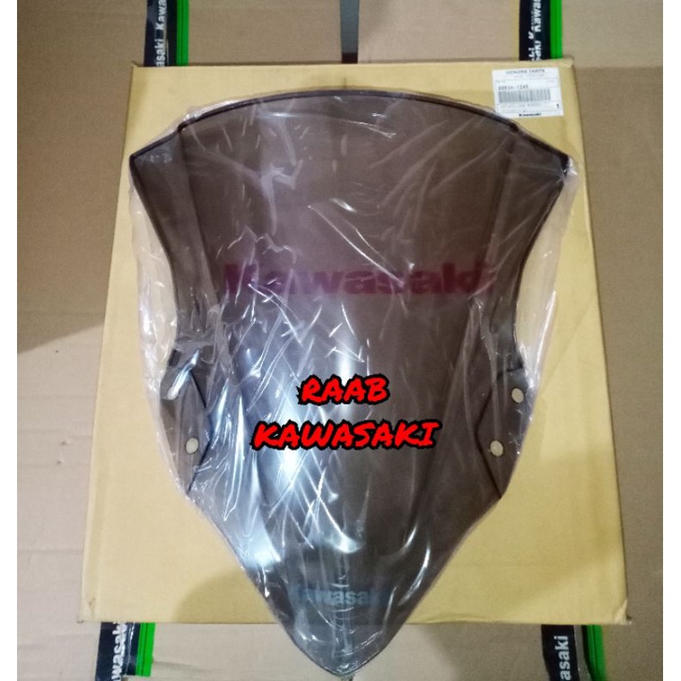 Jual WINDSHIELD WINSEAL VISOR SMOKE NINJA 250 FI NEW ORIGINAL KAWASAKI ...