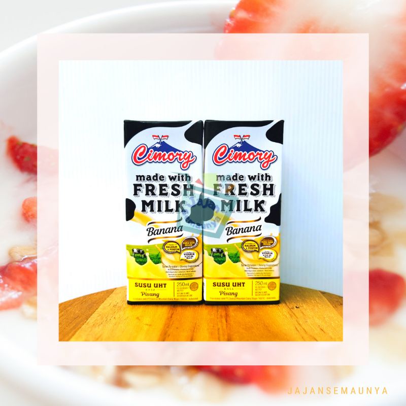 Jual Cimory uht banana 250 ml x 24 pcs (1 karton) | Shopee Indonesia
