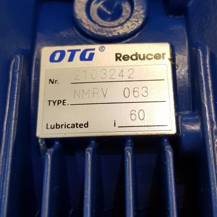 Jual OTG GEARBOX NMRV 06 RATIO 60 HOLLOW SHAFT WORMGEAR SPEED HIGH ...