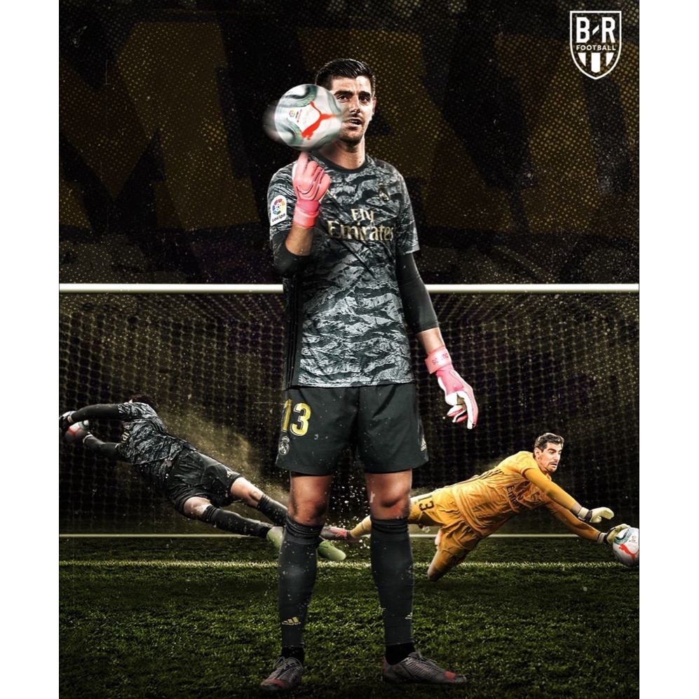Jual POSTER TERBARU THIBAUT COURTOIS KIPER REAL MADRID / PIALA EROPA ...