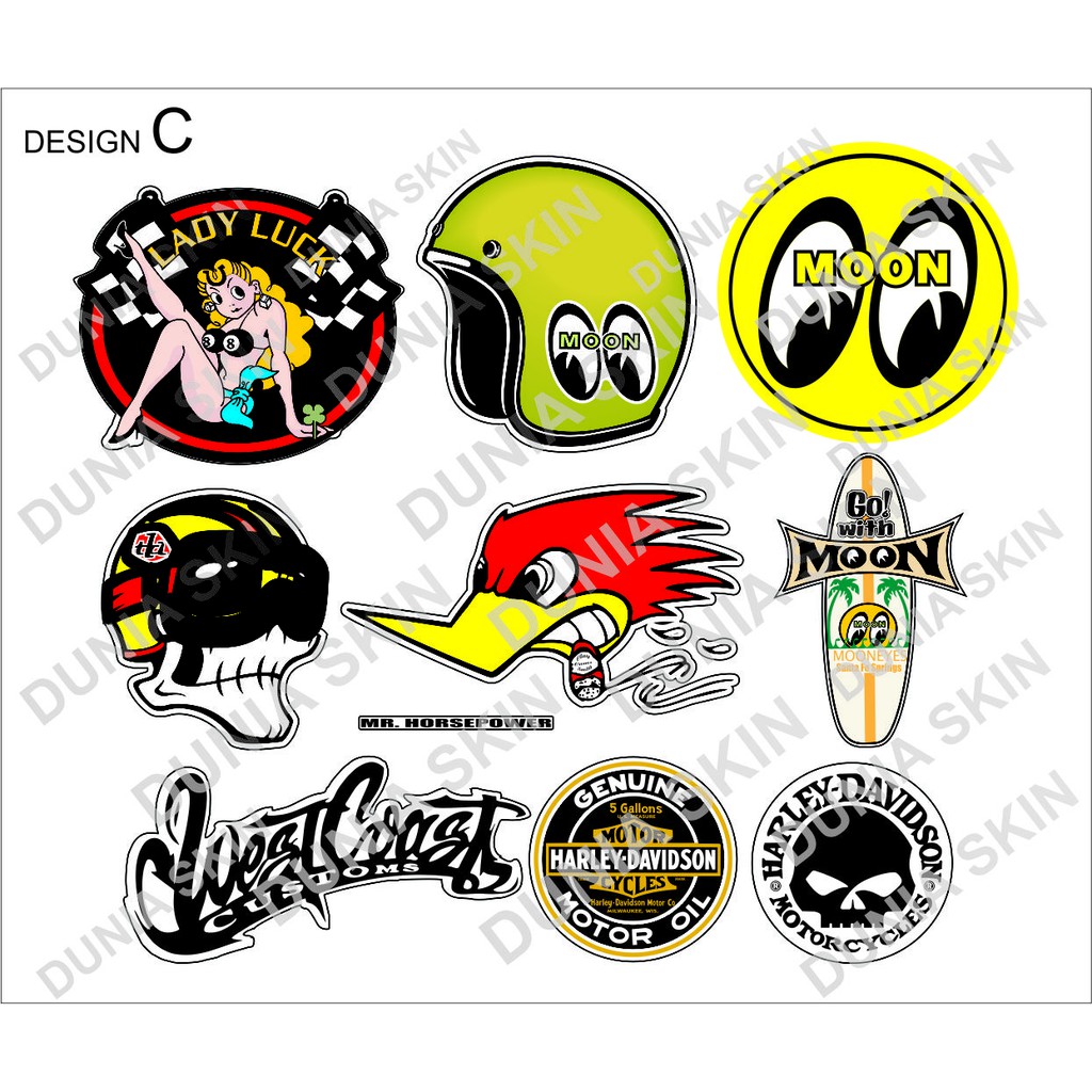 Jual Travel Label / Sticker Koper Rimowa Design C Cartoon Mixed ...
