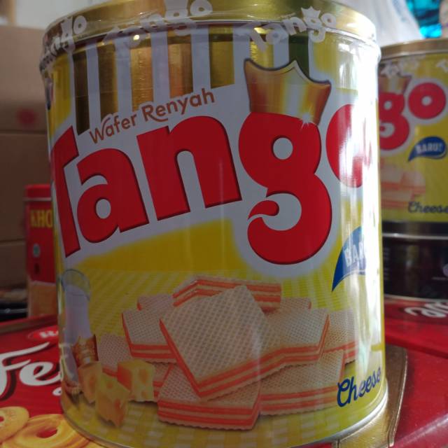 Jual Wafer tango keju 350gr per kaleng | Shopee Indonesia