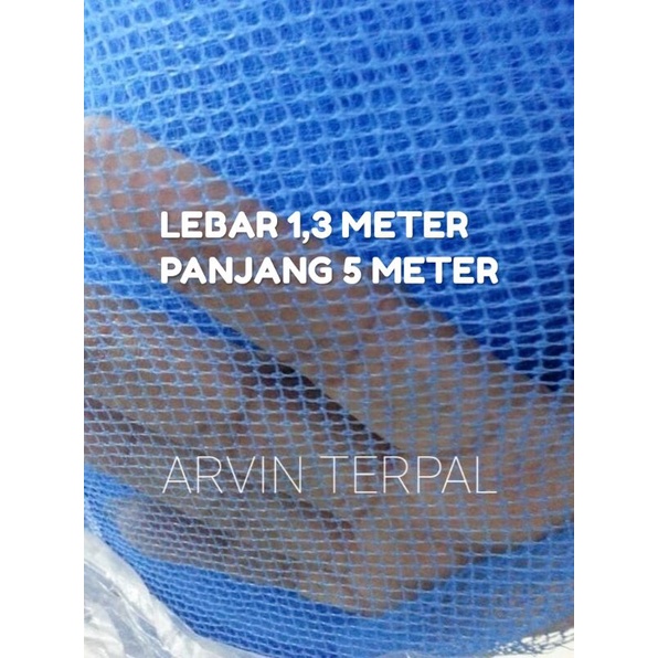 Jual jaring polynet biru polynet ukuran 1,3 meter x 5 meter / jaring ...