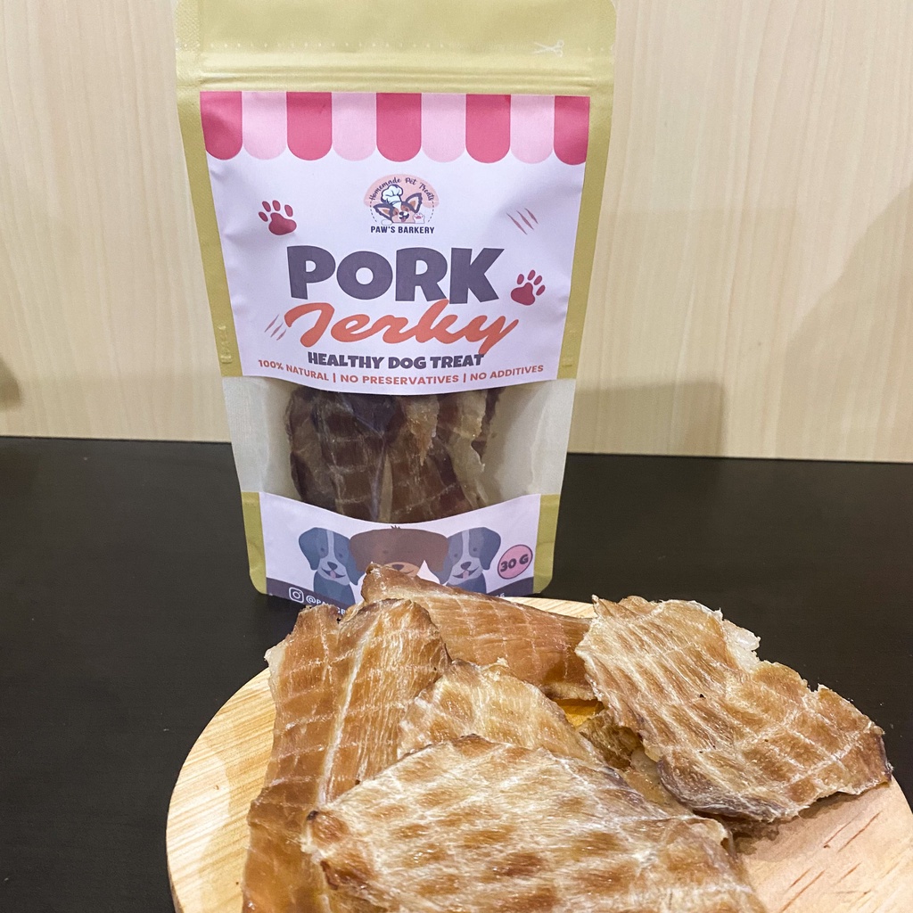 Jual Dehydrated Pork Jerky / Dendeng Babi (Homemade Dog Treat / Dog ...
