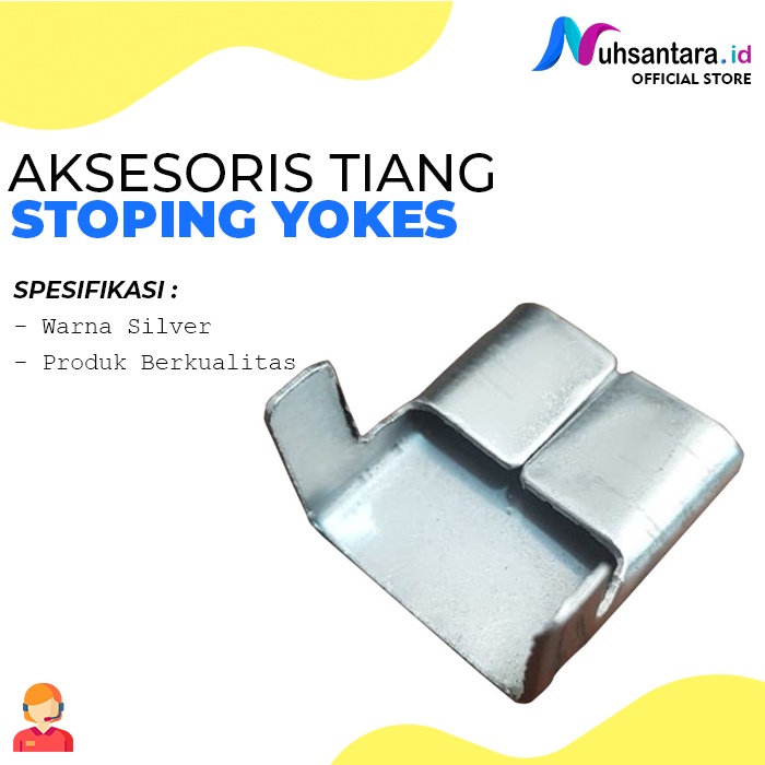 Jual [𝐇𝐢𝐠𝐡 𝐐𝐮𝐚𝐥𝐢𝐭𝐲] Aksesoris Tiang Stopping Buckle Stainless Belt ...