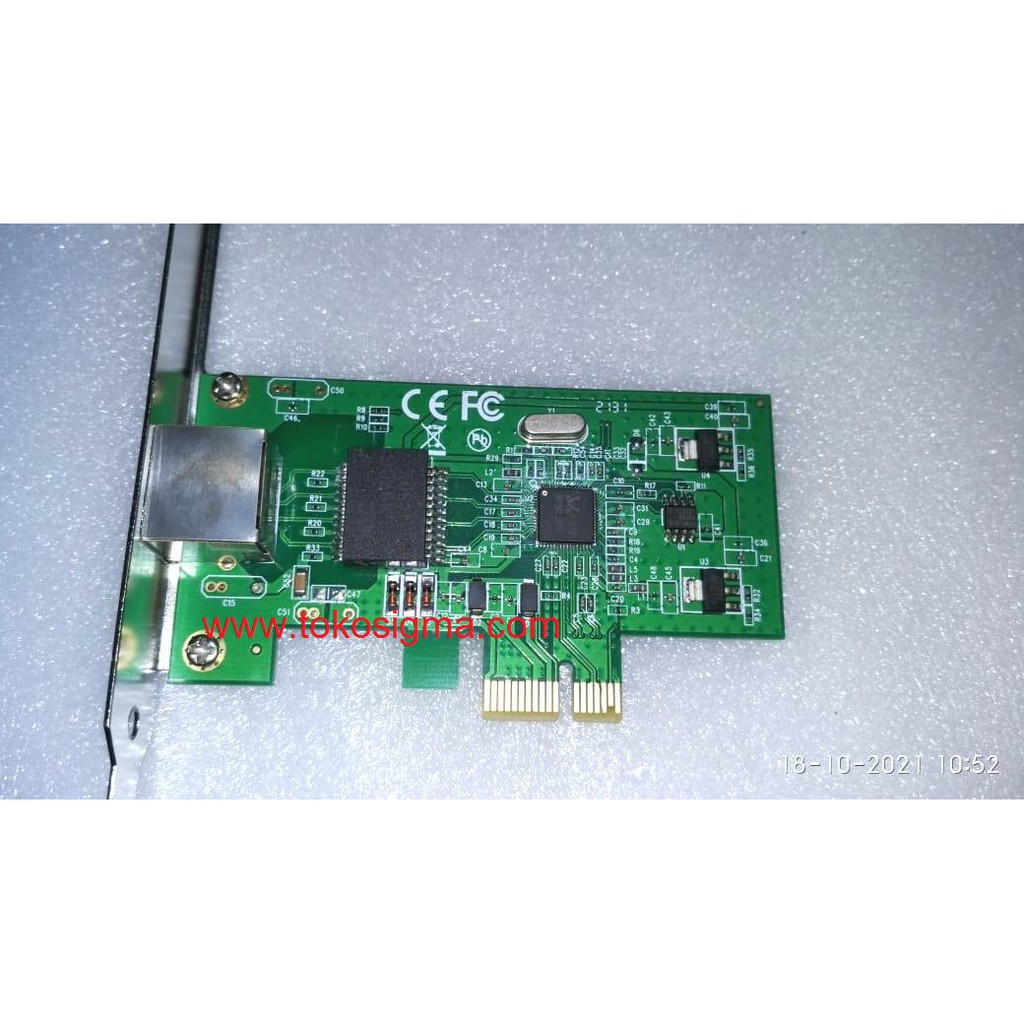 Jual PCI E LAN CARD - PCI EXPRESS ETHERNET LAN RJ-45 NETWORK Gigabit ...