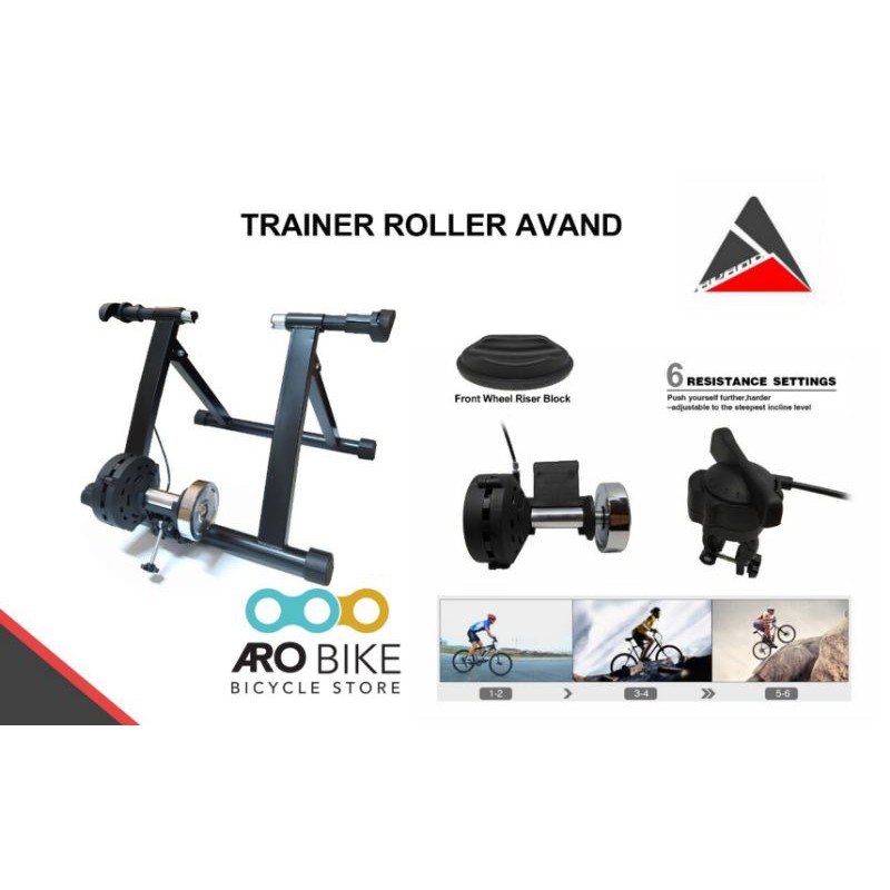 Jual Indoor bike trainer roller Avand trainer sepeda mtb roadbike ...