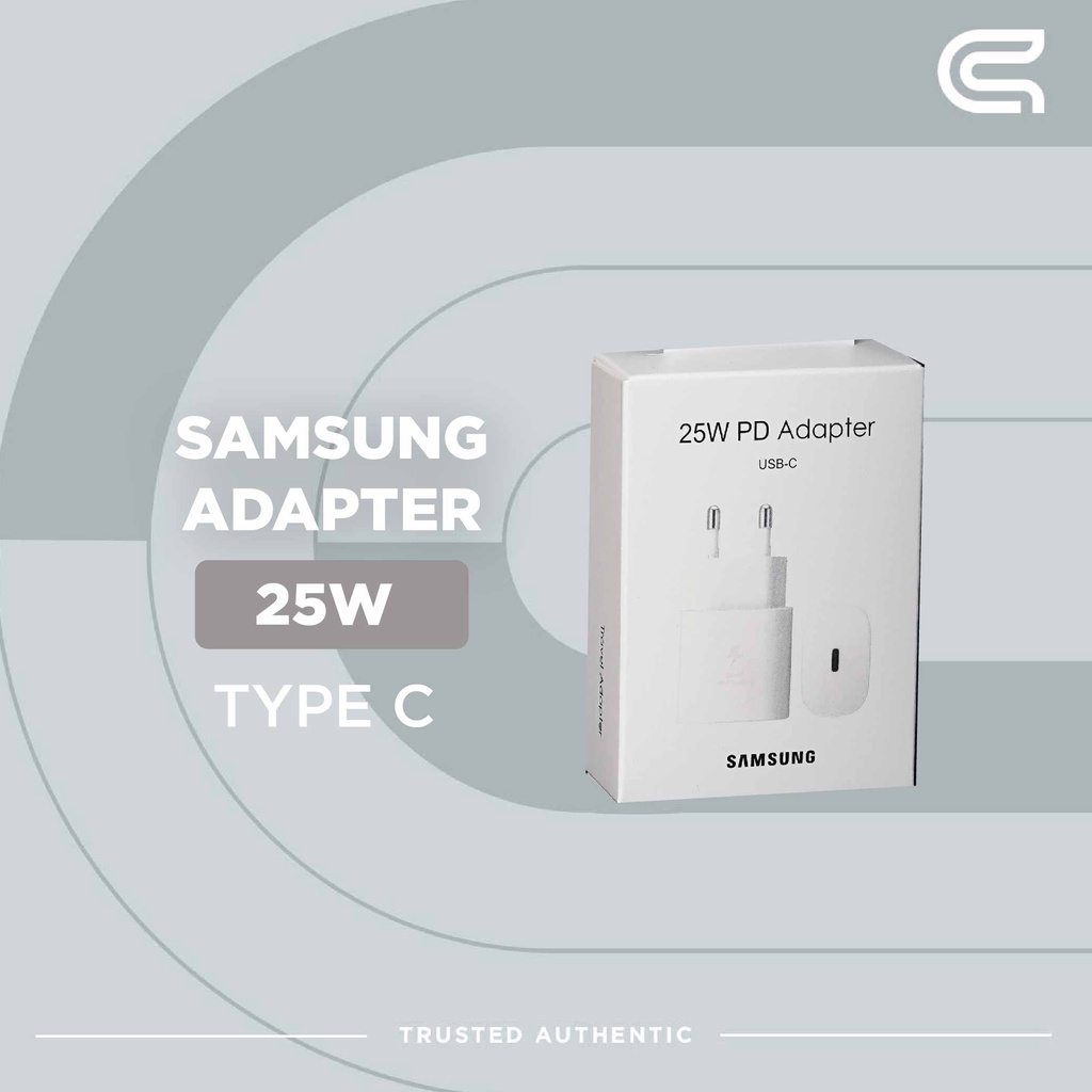 Jual SAMSUNG USB C POWER ADAPTER 25 WATT PUTIH ORIGINAL BERGARANSI ...