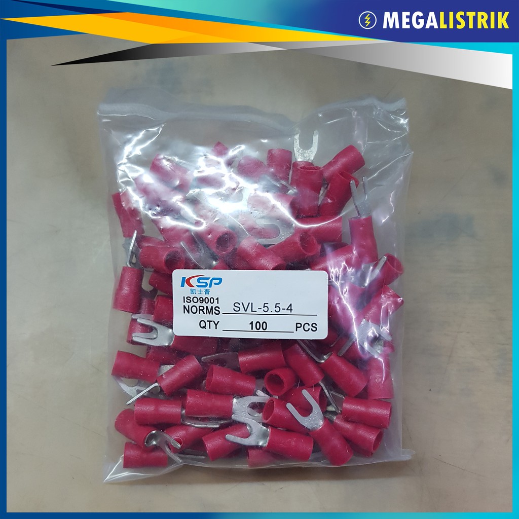Jual KSP SKUN Y 6 MM SVL-5.5-4 ( 100 PCS ) / SKUN KABEL TIPE GARPU 6MM PER PACK | Shopee Indonesia