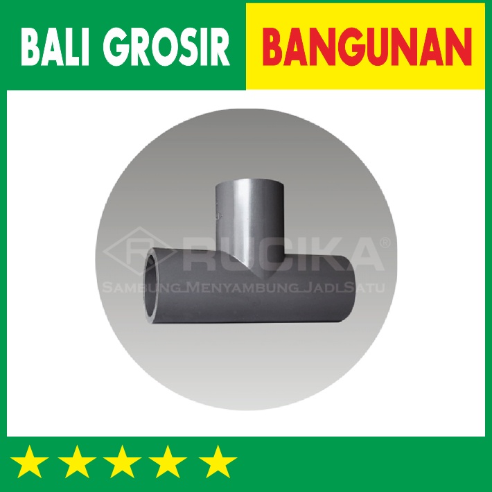 Jual 1 1/2" TEE T AW RUCIKA TEBAL FITTING SAMBUNGAN PIPA AIR PVC | Shopee Indonesia