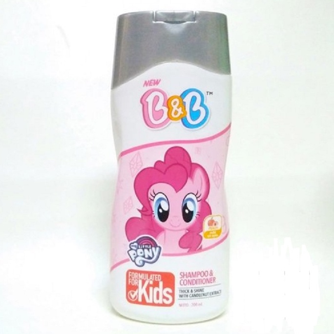 Jual B&B Kids Shampoo & Conditioner 200 Powerpuff | Barbie | Unicorn ...