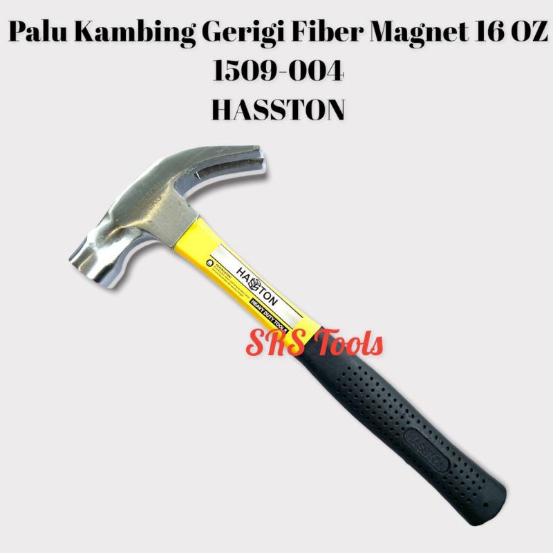 Jual HASSTON 1509-004 Palu Kambing 16 oz Magnet Gerigi Gagang Fiber ...