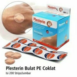 Jual Plesterin Plester bulat transparan penutup luka infus isi 5bh ...