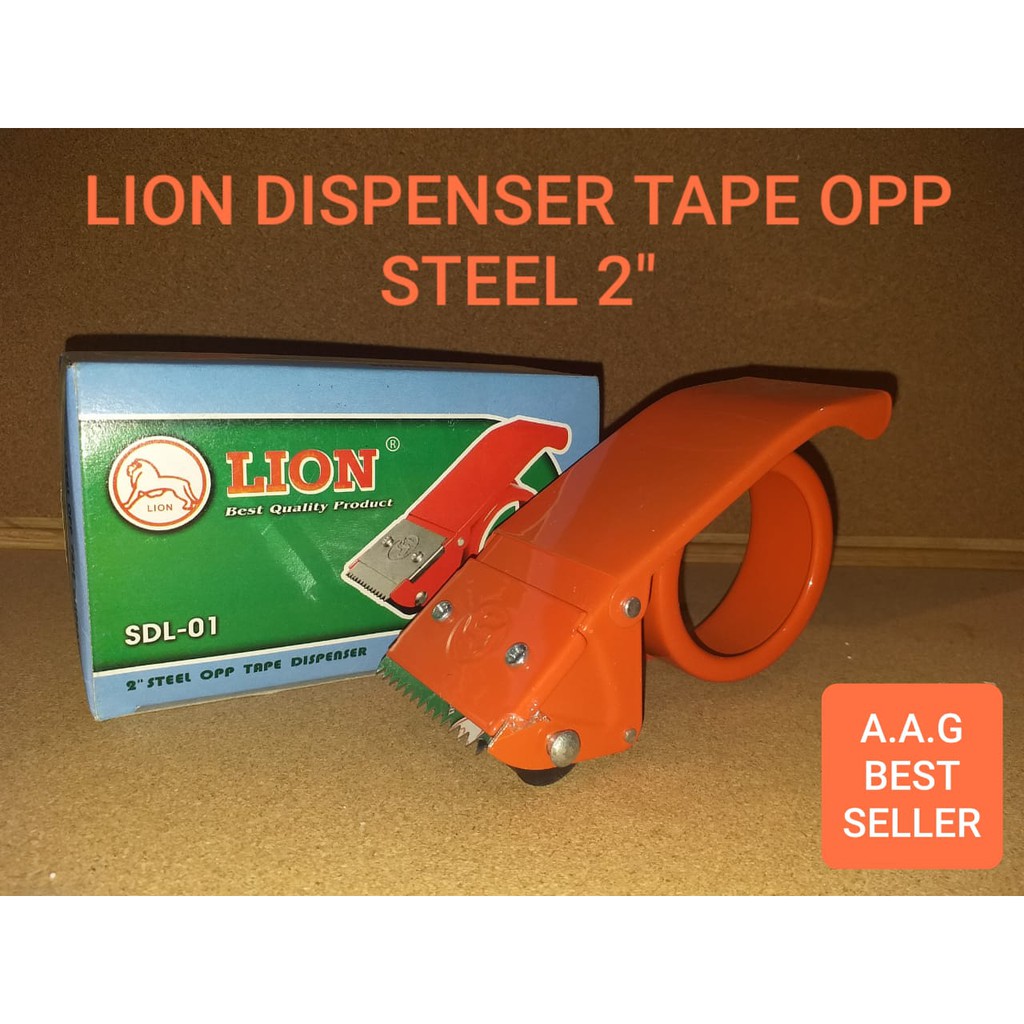 Jual LION DISPENSER TAPE OPP STEEL 2" | Shopee Indonesia