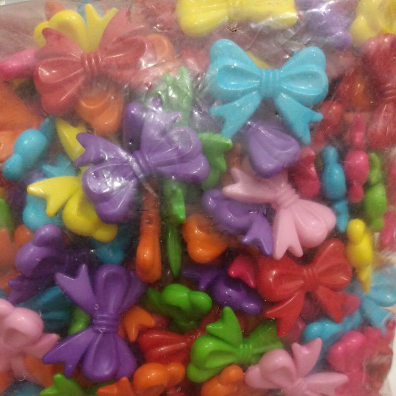 Jual 20 gram Aneka monte meronce gelang kalung / manik pastel - mote ...