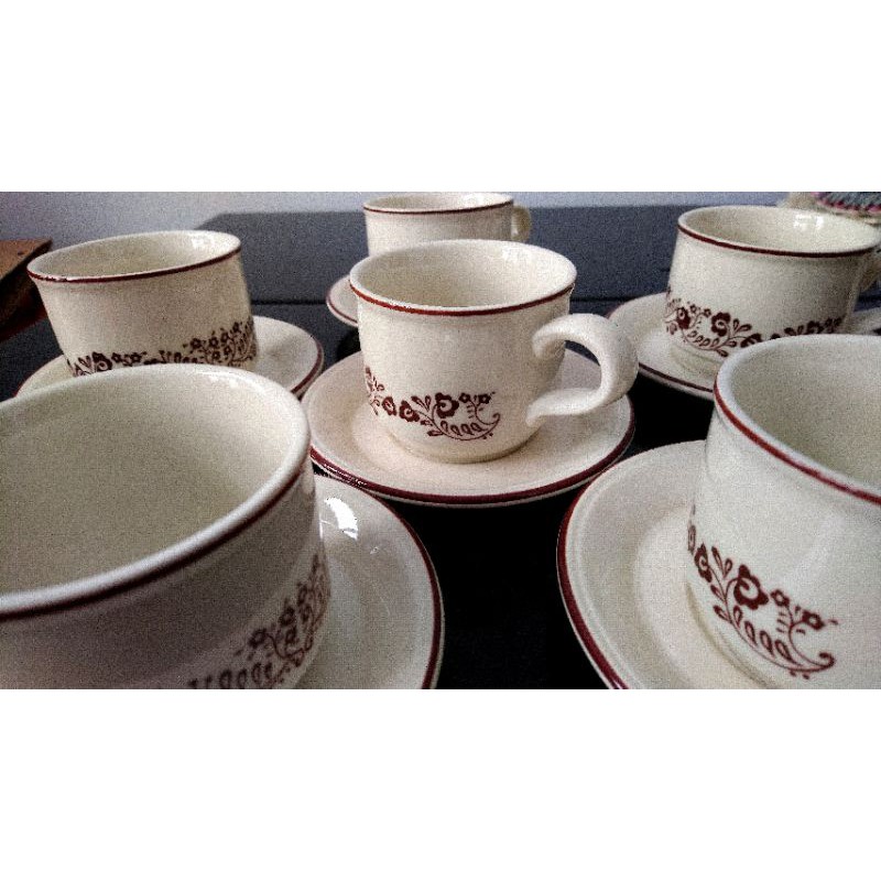 Jual cangkir set sango/cangkir keramik set /cangkir kopi/cangkir teh ...