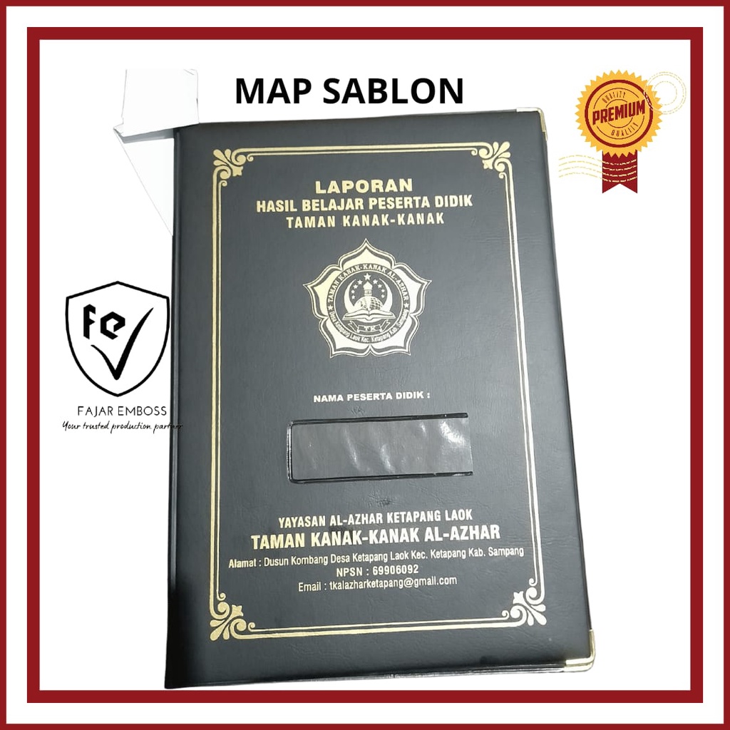 Jual (FE) Map Raport Sablon Map Ijazah K13 Kurikulum Merdeka | Shopee ...