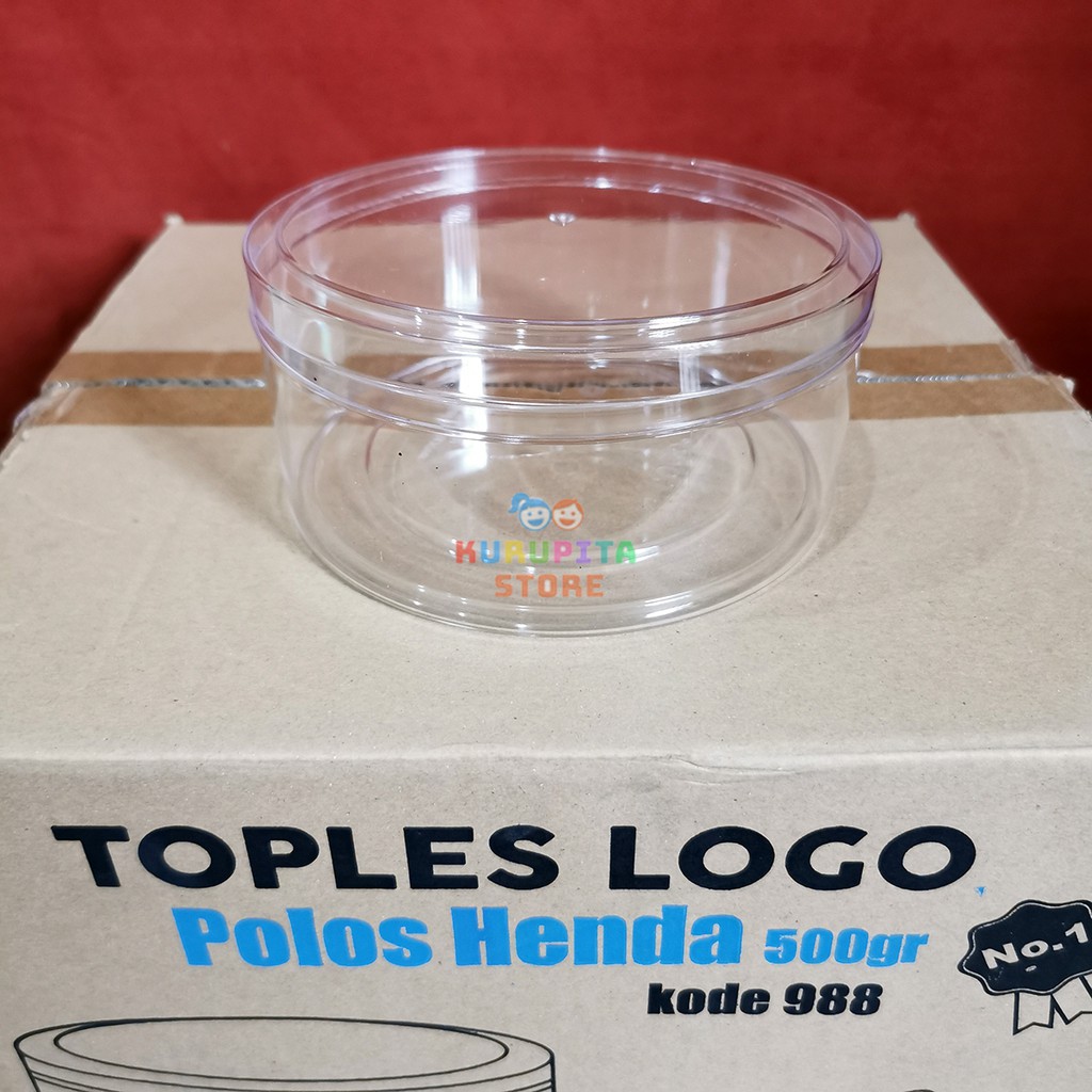 Jual Toples Bulat Polos Nastar Kue Kering Makanan 500Gr 12 Pcs Logo 988 ...