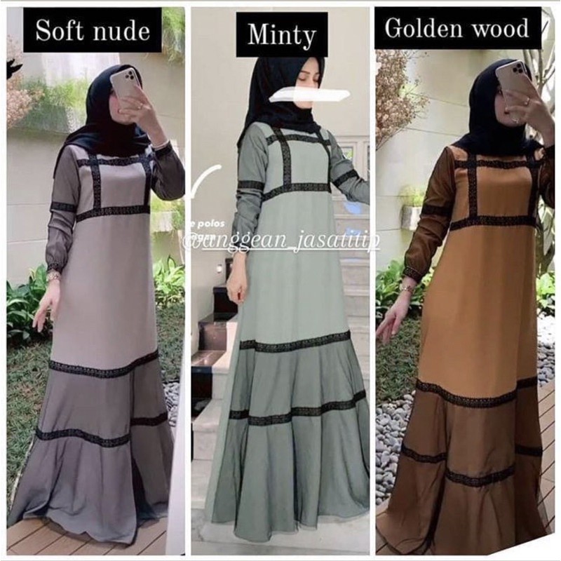 Jual AZMIA DRESS REFERENSI JAVINA OZIAS 06385 | Shopee Indonesia