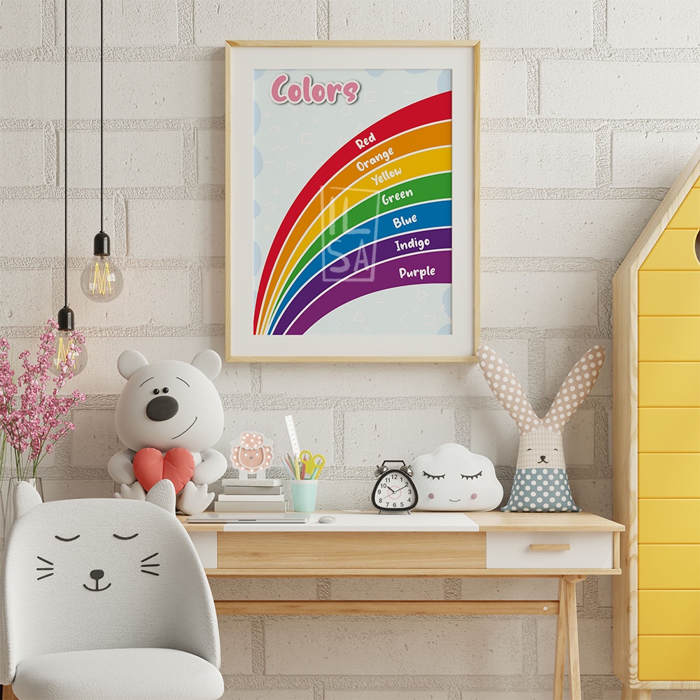 Jual POSTER WARNA-COLOR (BAHASA INGGRIS) POSTER EDUKASI WARNA | Shopee ...