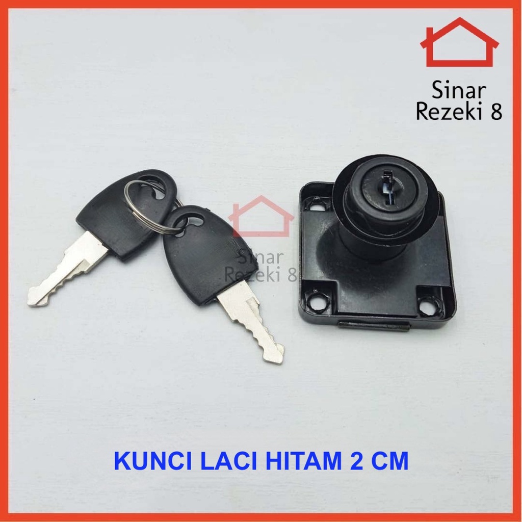Jual Kunci Laci Lemari HITAM Black 2 cm Camel King / Drawer Lock Nakas Padat | Shopee Indonesia