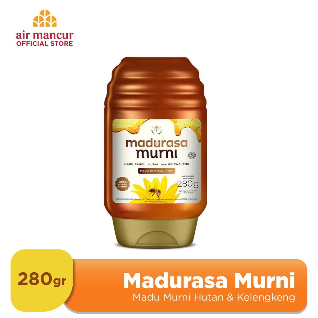 Jual Madurasa Murni 280gr - Madu Asli Randu Madu Hutan Kelengkeng | Shopee Indonesia