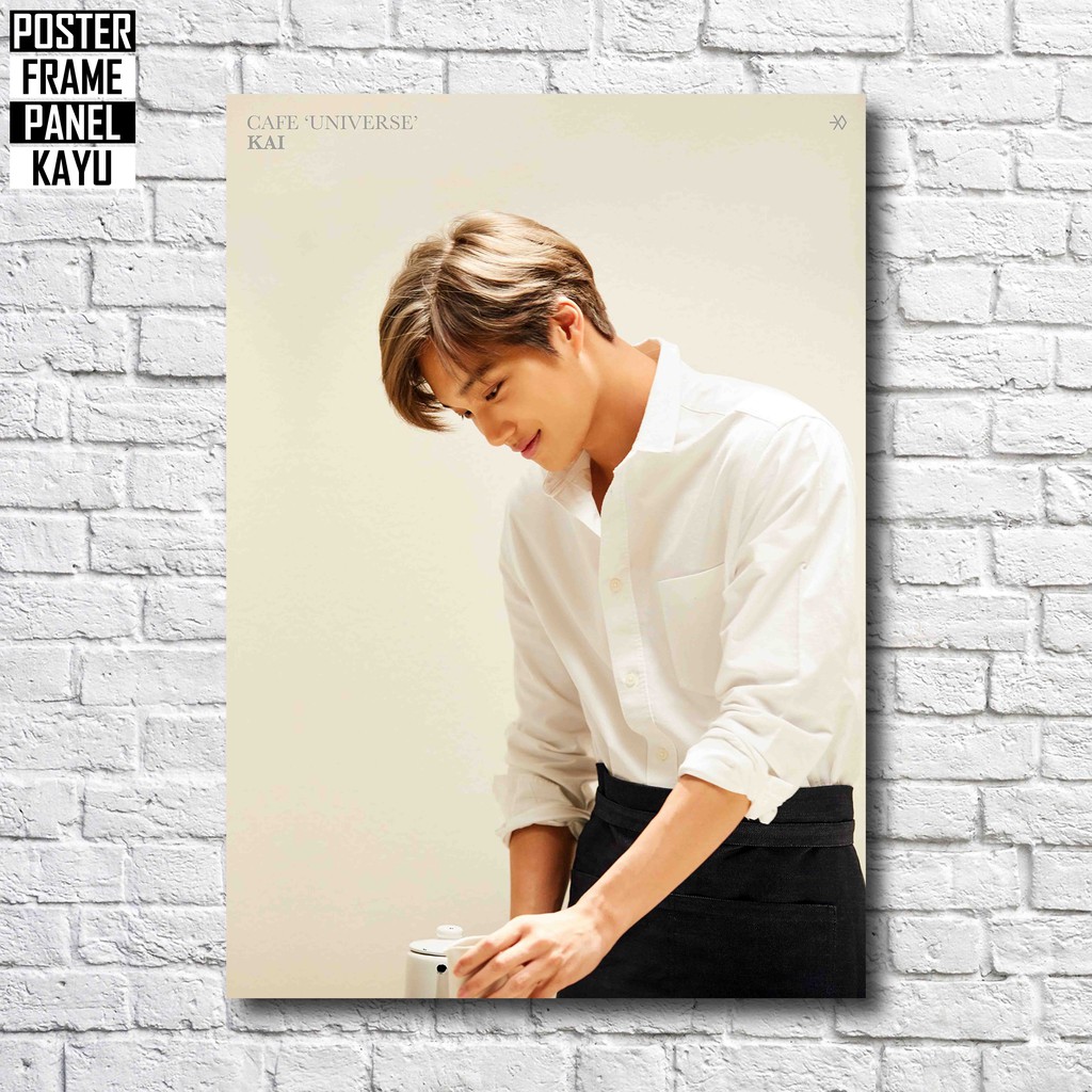 Jual Poster EXO Kai Universe Frame Kayu Solid A4 KAI001 | Shopee Indonesia