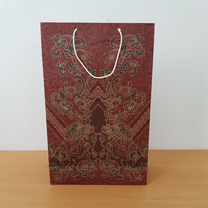 Jual PAPER BAG / PAPERBAG / GOODIE BAG KECIL MOTIF BATIK | Shopee Indonesia