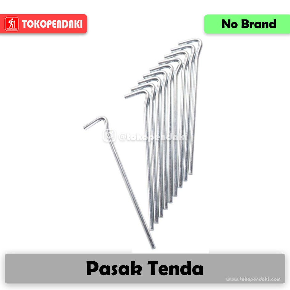 Jual Pasak Besi Galvanis 3 mm Anti Karat Kuat Tumpul untuk Tenda ...