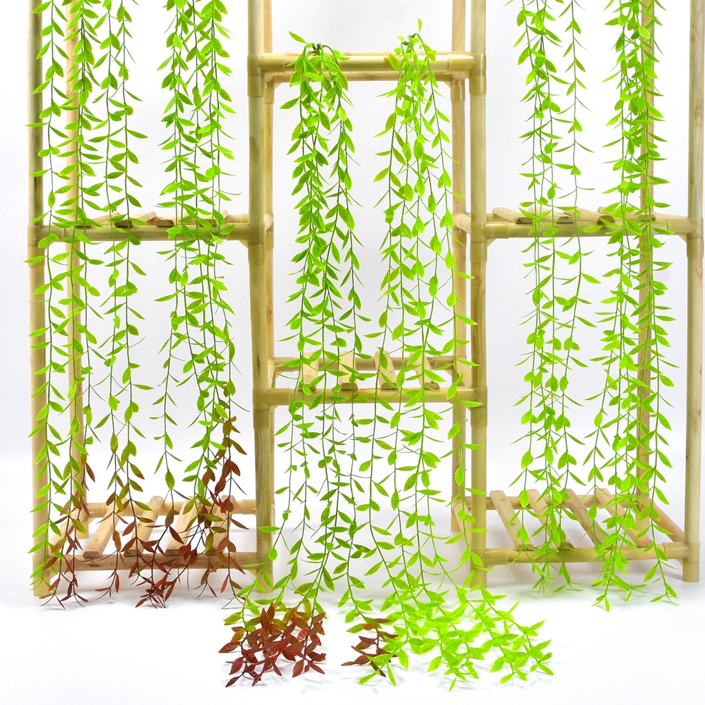 Jual Tanaman Daun Hias Palsu 9 Cabang | Daun Rambat Lotus Artificial ...