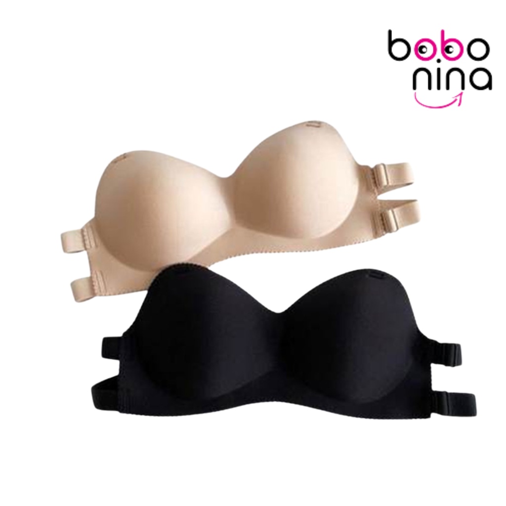 Jual Ninabobo BR014 Bra BH Kemben Wanita Model Tanpa Kawat Plus Tali Penggait Bahan Halus Sexy ...