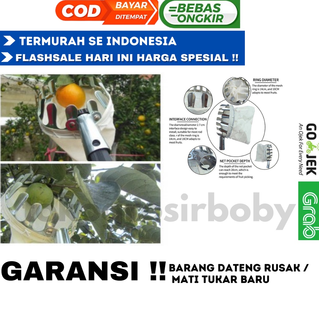 Jual DIDIHOU Alat Bantu Pemetik Buah Bahan Metal Diameter 14 Cm ...