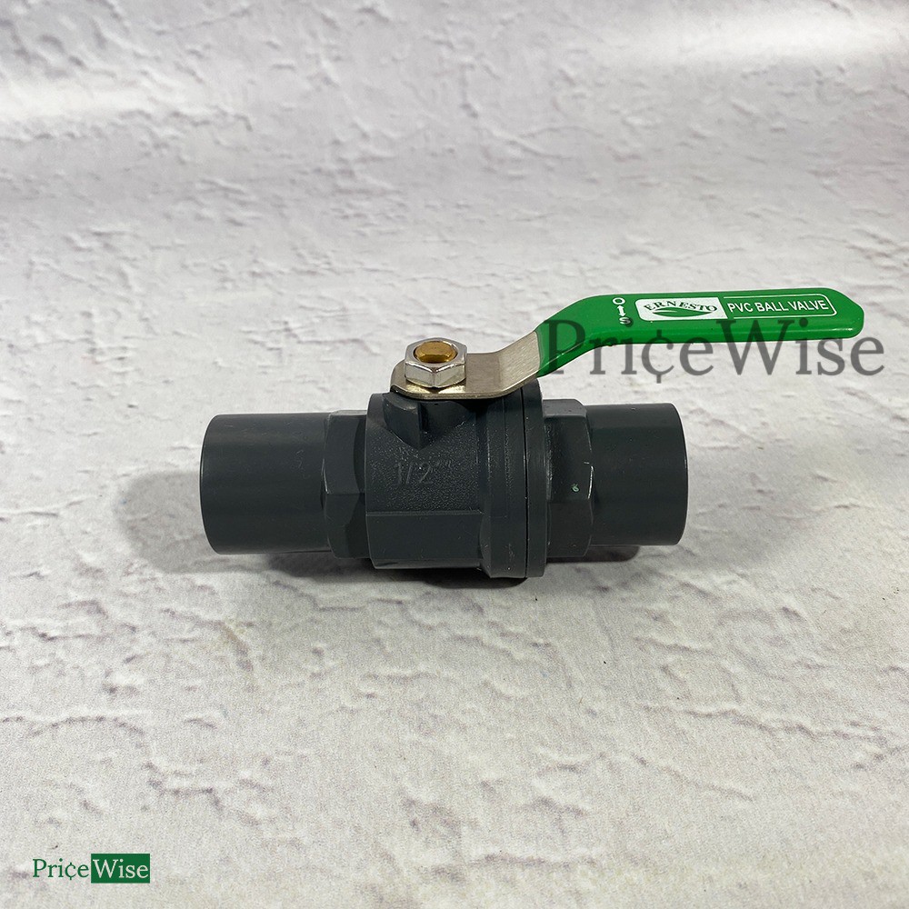 Jual Stop Kran Gagang Stainless 1/2 / PVC Ball Valve 1/2 inch | Shopee Indonesia