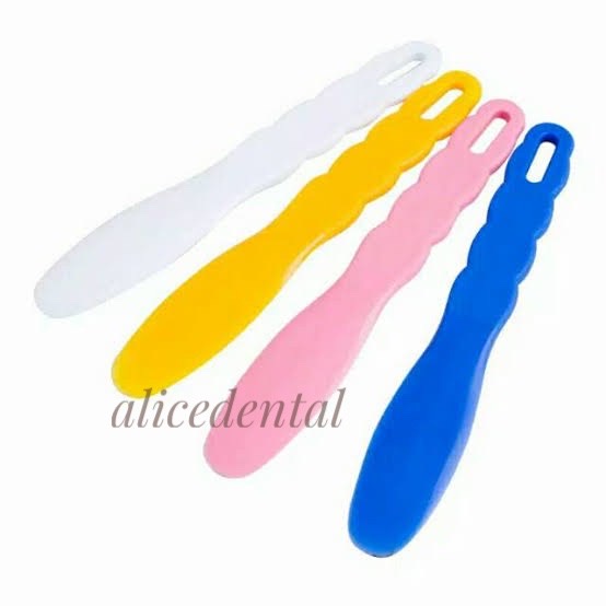 Jual Dental Spatula alginat plastik spatel spatle sendok pengaduk alat ...