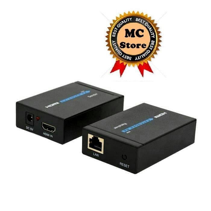 Jual HDMI Extender 60M RJ 45 Cat5/Cat 6 | Shopee Indonesia