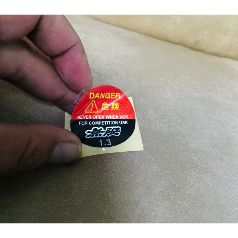 Jual Sticker Print Cutting JDM Radcap / Radiator Cap Mugen | Shopee ...