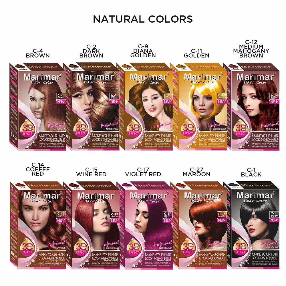 Jual MARIMAR HAIR COLOR 30ML | Shopee Indonesia