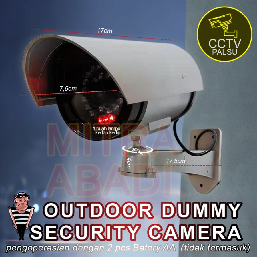 Jual OUTDOOR Fake CCTV Camera / Dummy Fake Security Camera CCTV ...