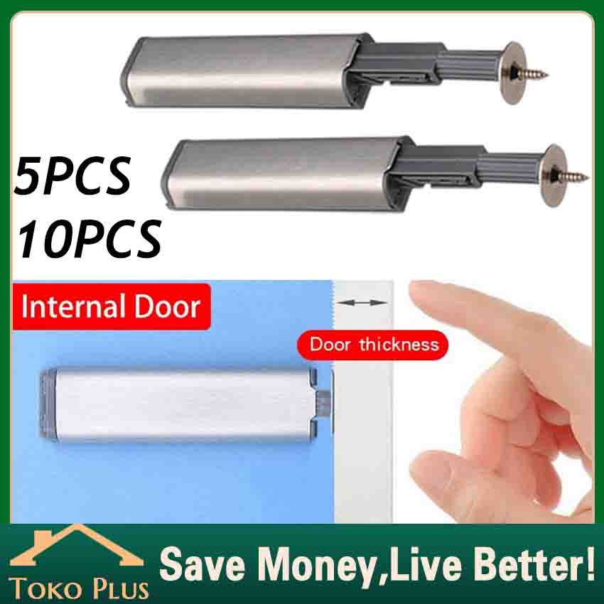 Jual 10Pcs Catches Besi STAINLESS Magnet Push to Open Pintu Lemari Kayu ...