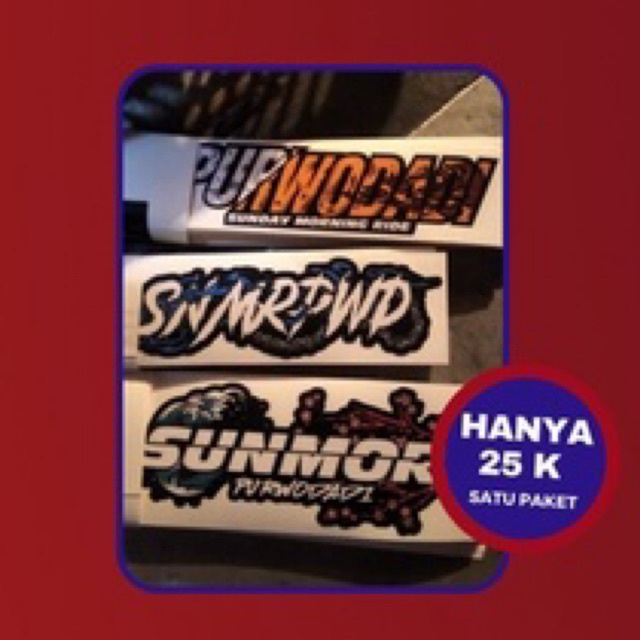 Jual PAKET STICKER SUNMORI | Shopee Indonesia