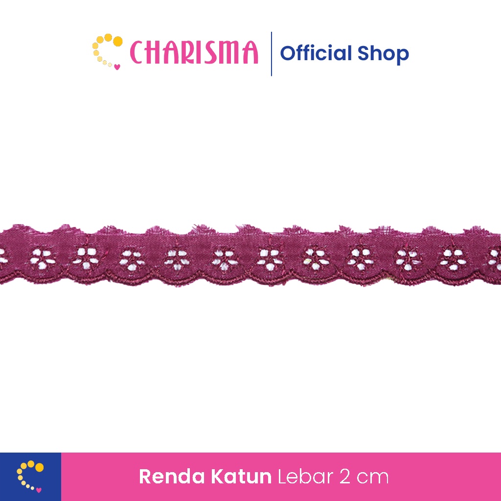 Jual Charisma Renda Katun TL 427 Motif Bunga - Renda Bordir Katun ...
