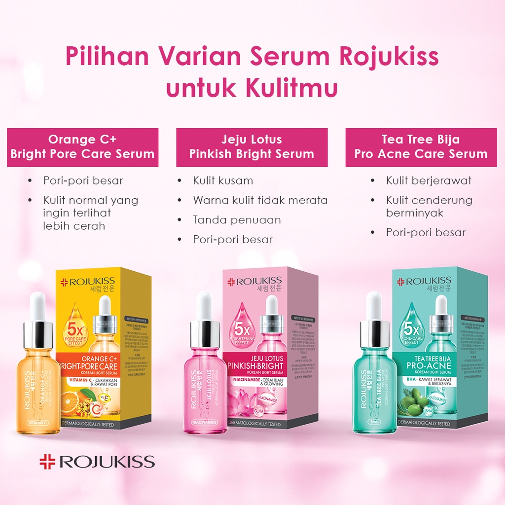 Jual Rojukiss korean serum 30ml (EX 12/05/2025) | Shopee Indonesia