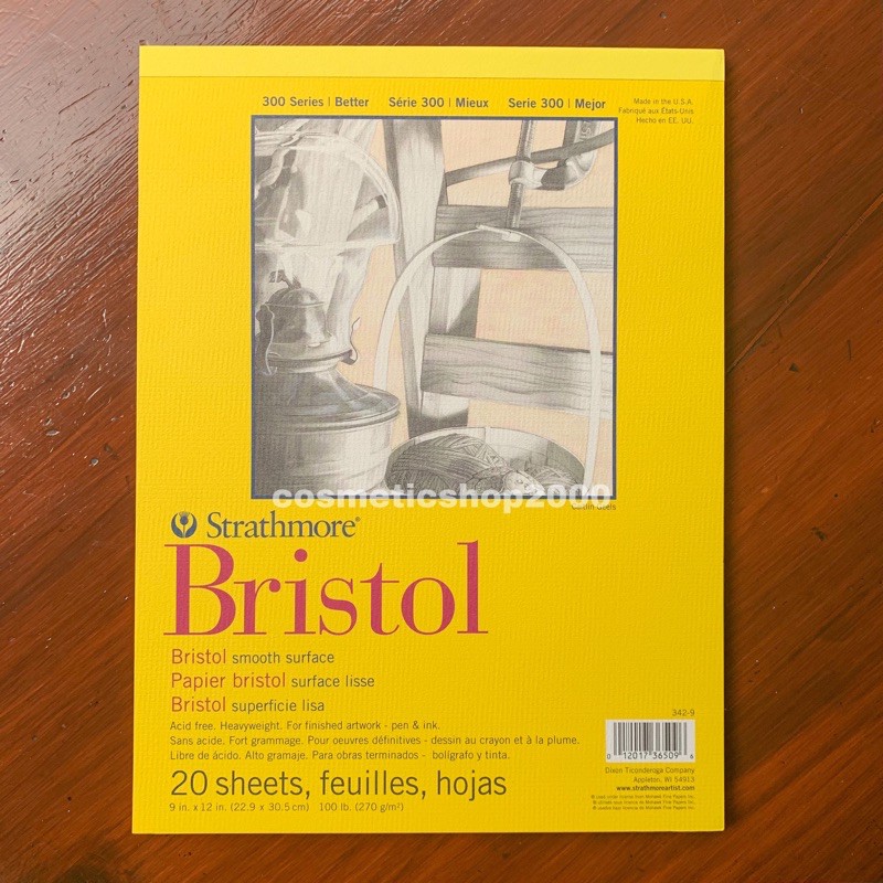 Jual Strathmore Bristol Smooth Paper Pads 9x12" (A4) | Shopee Indonesia
