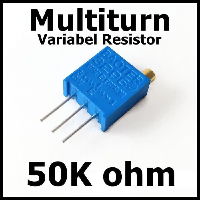 Jual Multiturn Variabel Resistor 50K ohm 50000 ohm | Shopee Indonesia