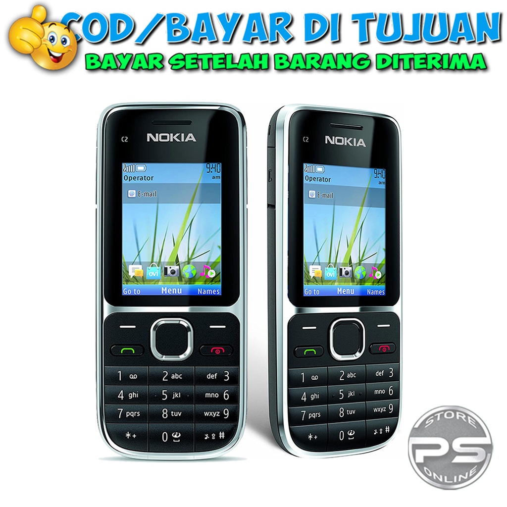 Jual HP Nokia C2-01 - HP Jadul - HP tipis nan elegan - Aplikasinya Lengkap | Shopee Indonesia