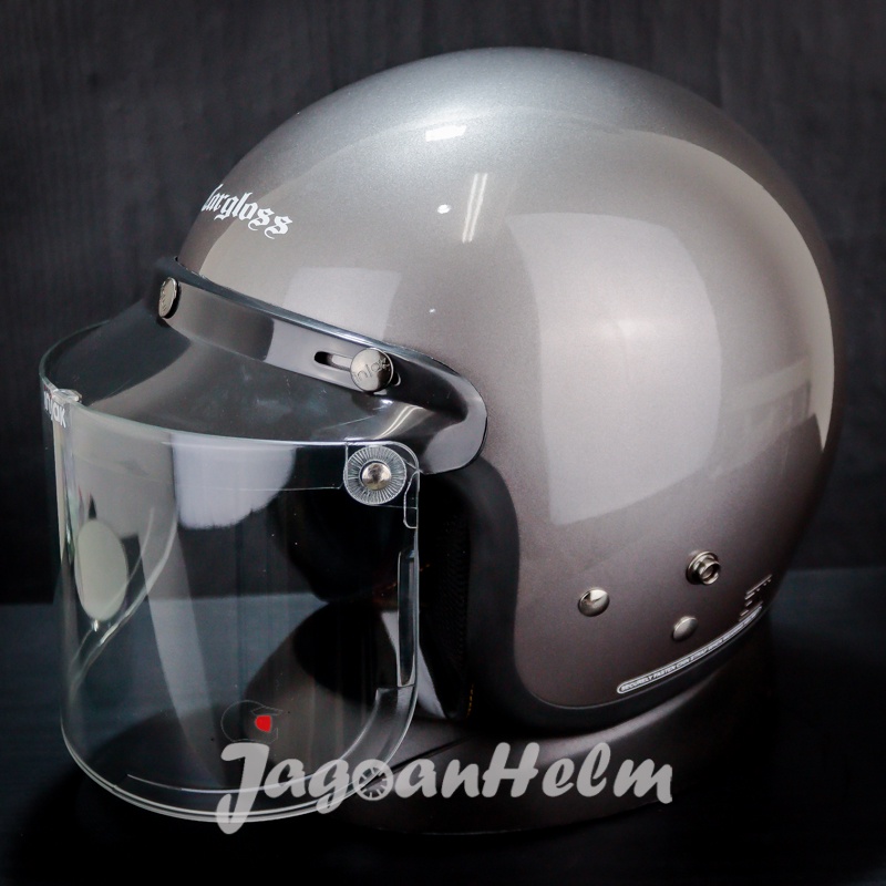 Jual CARGLOSS HELM CFM RETRO SOLID | AVANT BRONZE MET | CF RETRO ...