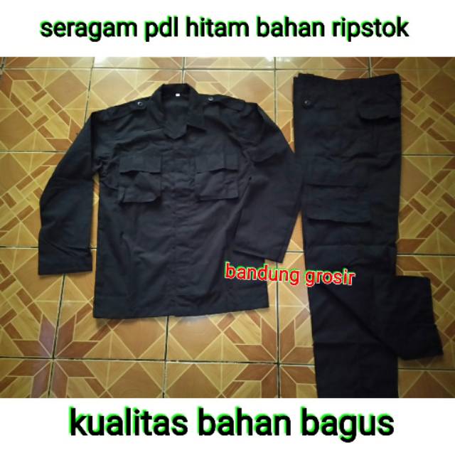 Jual Seragam pdl lapangan hitam pekat | Shopee Indonesia