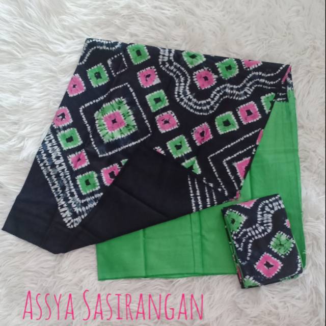 Jual Kain Sasirangan Kain Khas Kalimantan Selatan (hijau muda) | Shopee ...