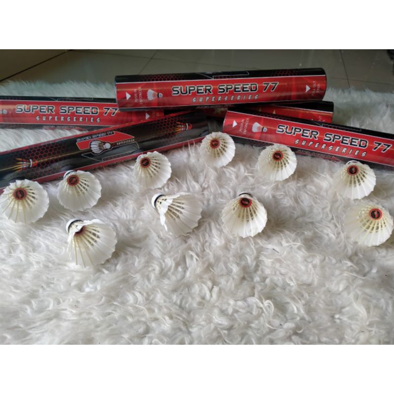 Jual Shuttlecock ss77 kok badminton superspeed kock bulutangkis ss 77 ...