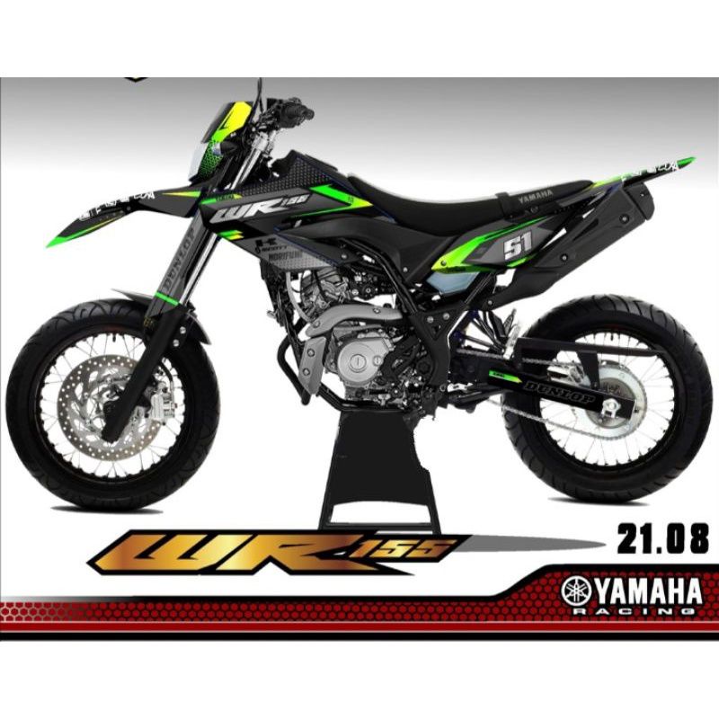 Jual Decal Sticker WR 155 Full Body Custom Sponsor Nomor Nama Dll ...